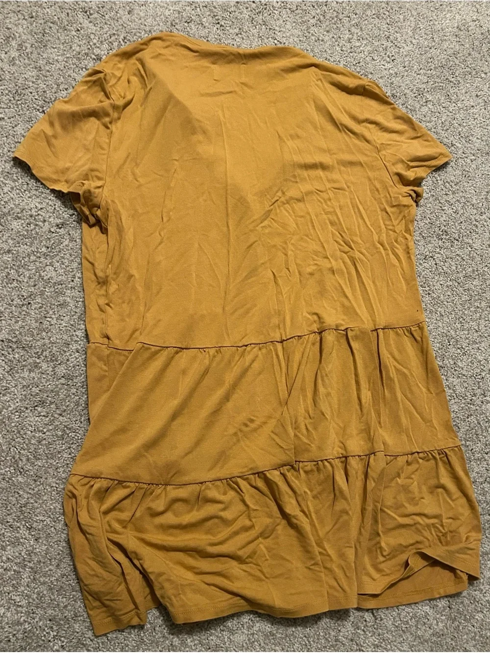 Wonderly | Tops | Mustard Yellow Tiered Buttonfront Top By Wanderly ...